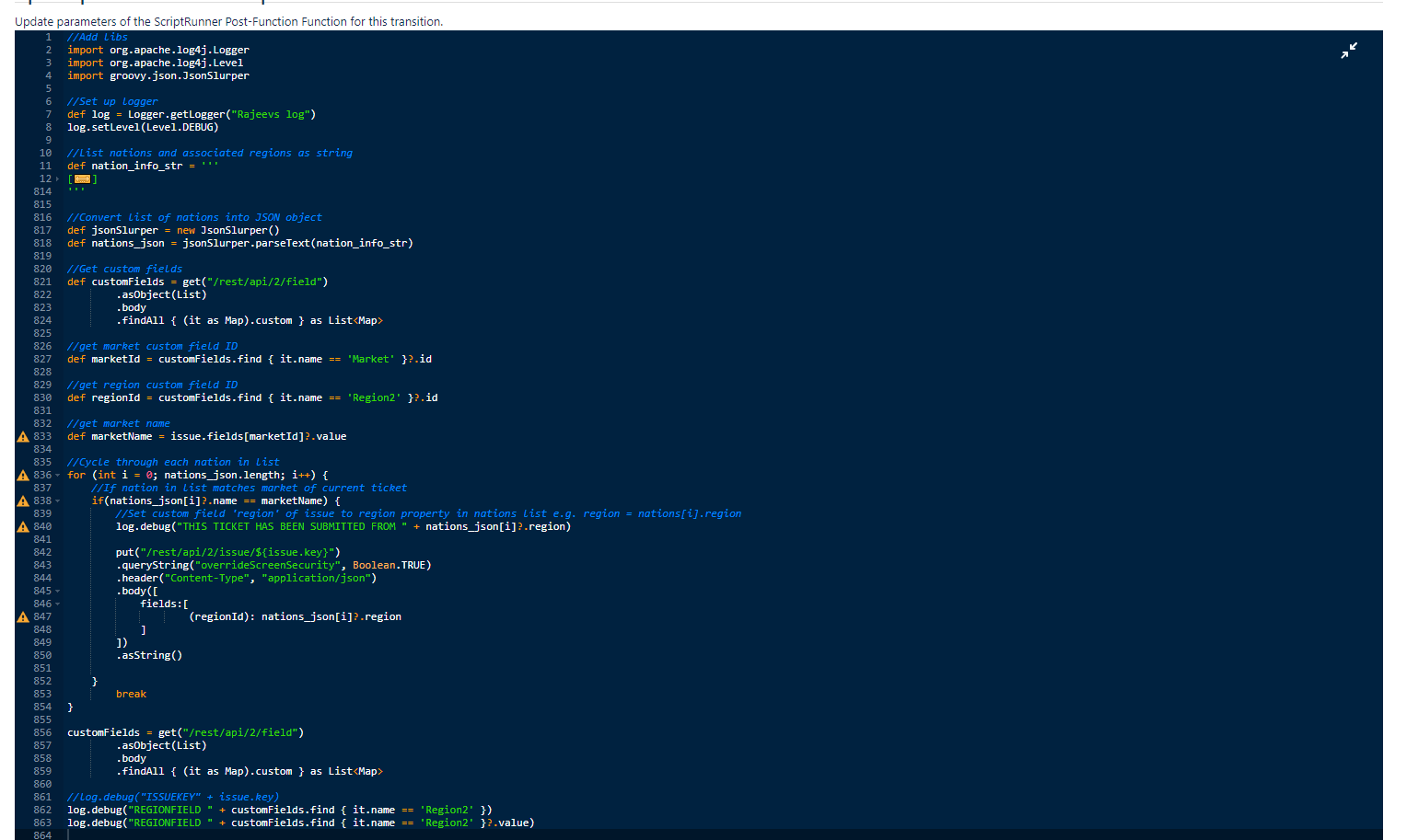 How to get and set custom field values via API