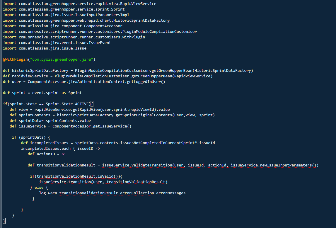 Solved Custom Script Listener To Transition Issues In A S 0679