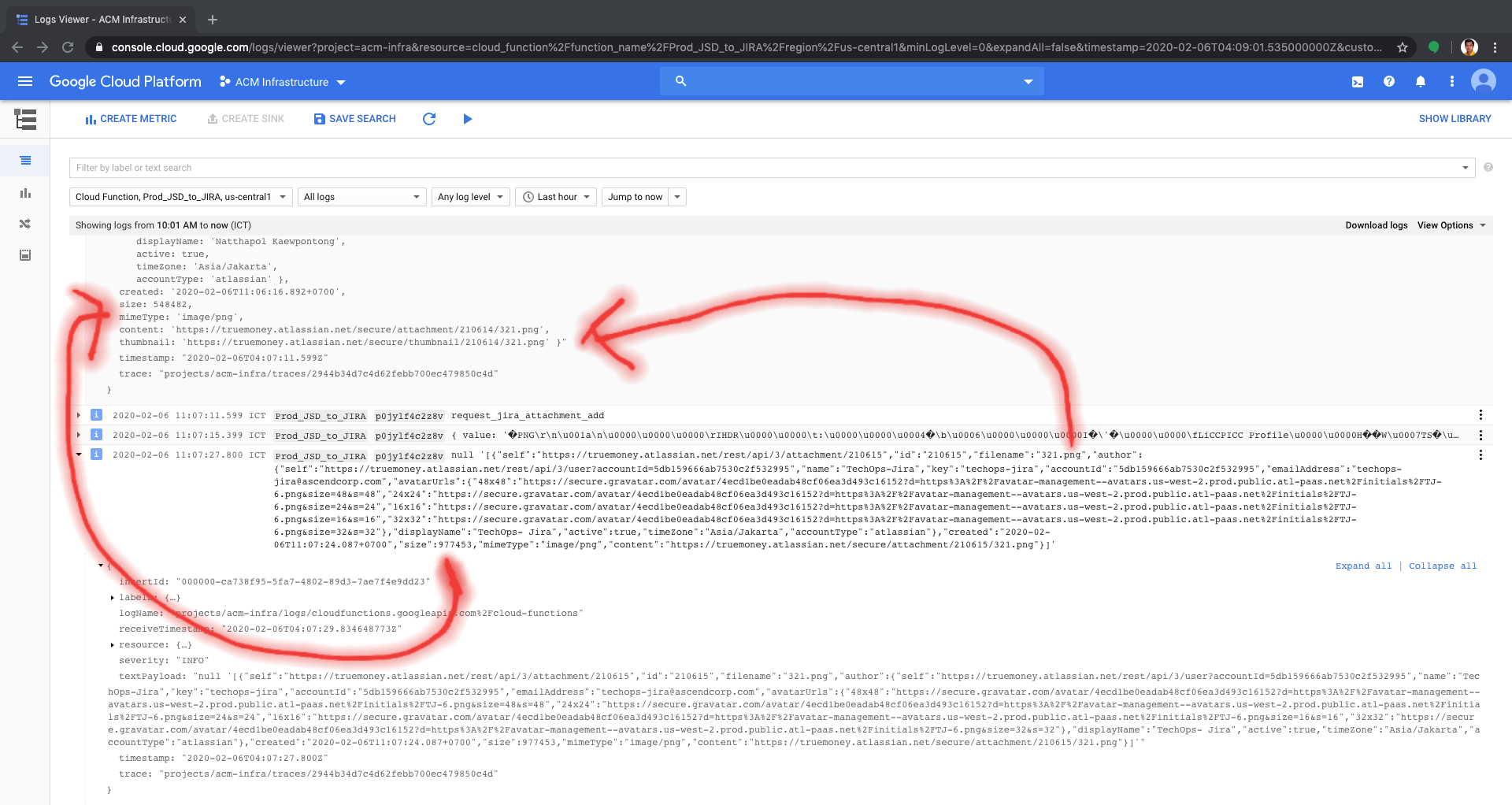 Jira Service Desk Webhook Attachment Cannot Open