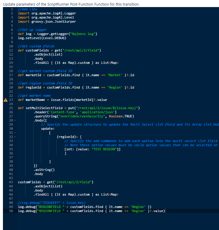 How to get and set custom field values via API