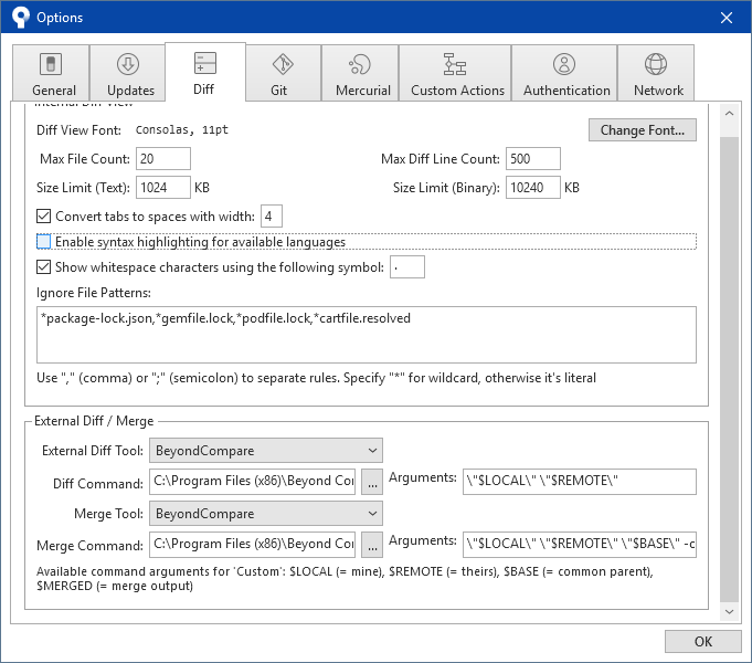 Solved: Diff tool - Beyond Compare opens file in current b...