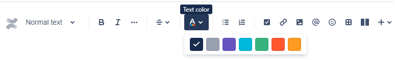 Configure Color Palette for Confluence Cloud?