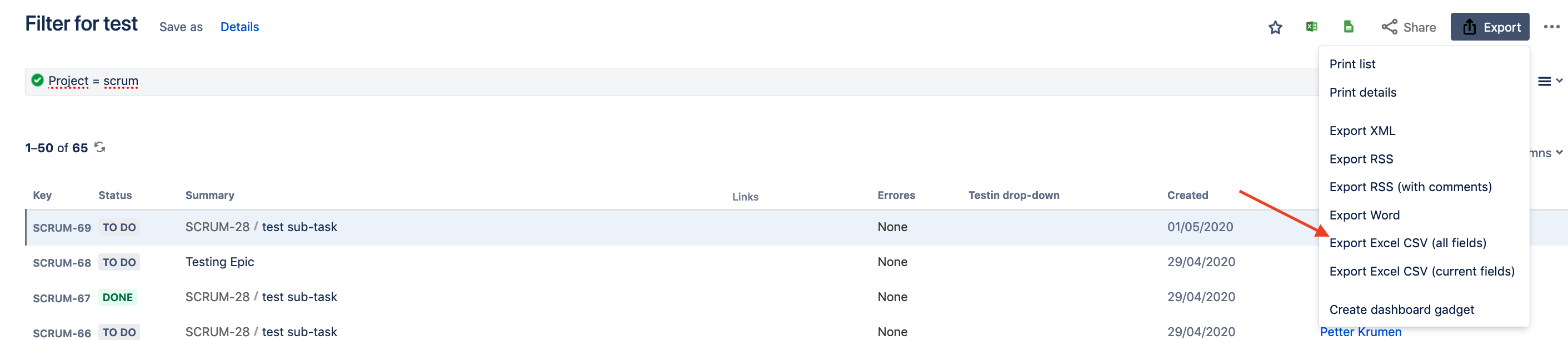How To Pull Out Defect Report From Jira When There 