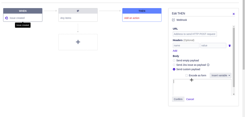 Solved Webhook Url