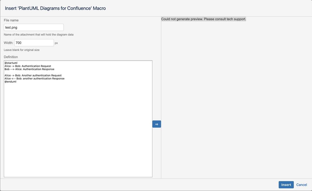Solved Error Of Plantuml Diagrams For Confluence Macro
