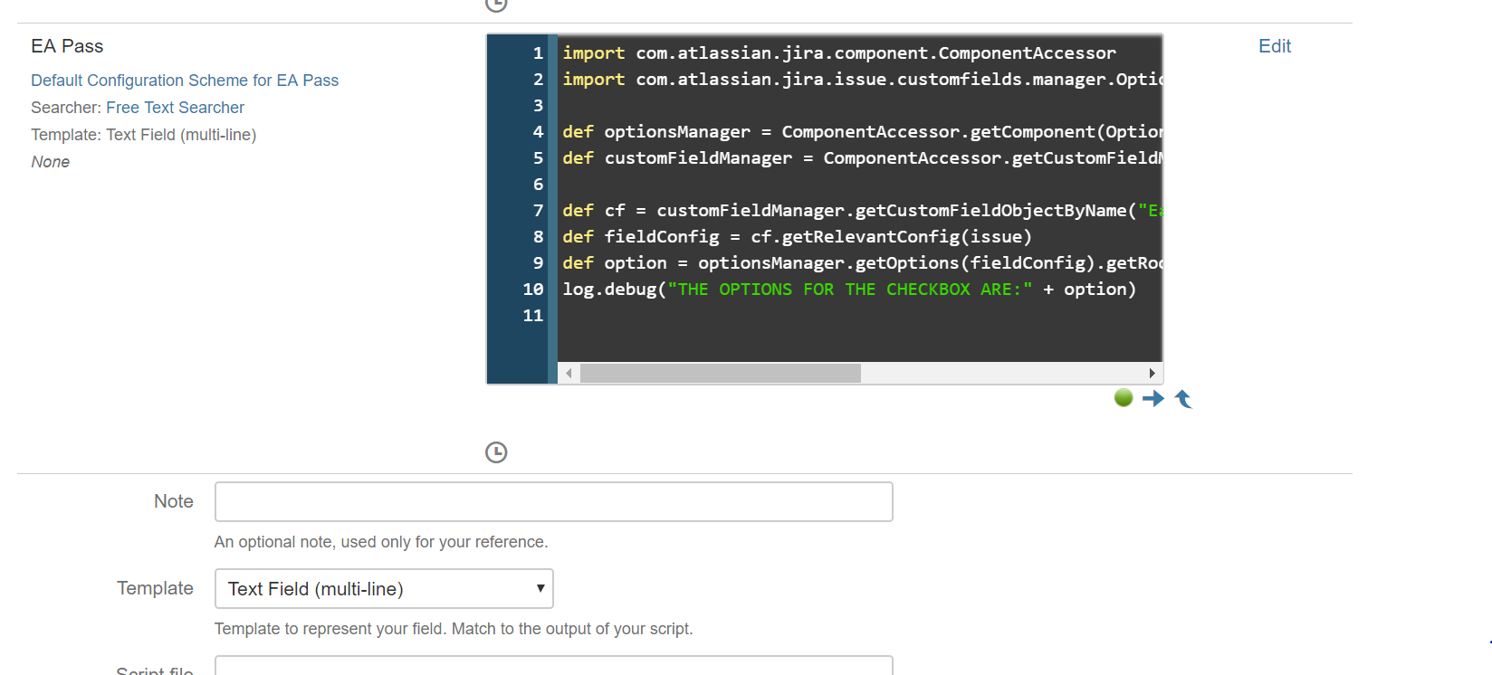 How to set custom check box to yes through scriptf...